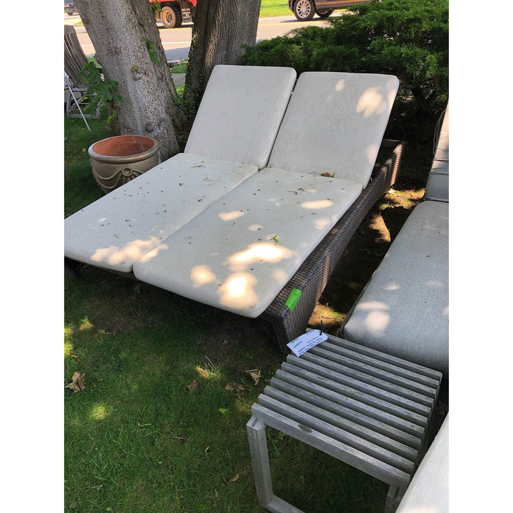 Rattan Double Lounger – colletteconsignment.com